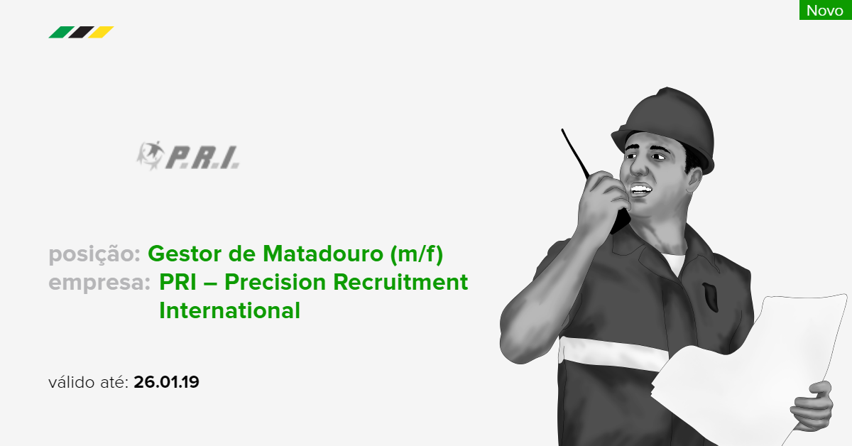 PRI – Precision Recruitment International: Gestor de Matadouro (m/f ...