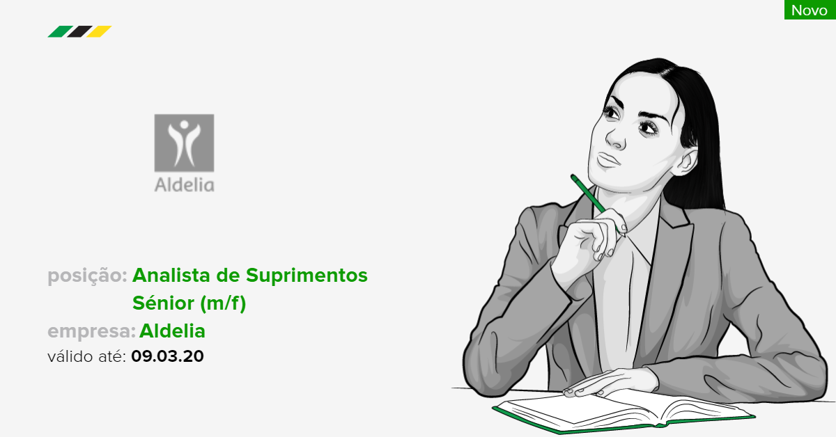 Aldelia: Analista de Suprimentos Sénior (m/f), Maputo - emprego.co.mz Aldelia: Analista de Suprimentos Sénior (m/f), Maputo - emprego.co.mz