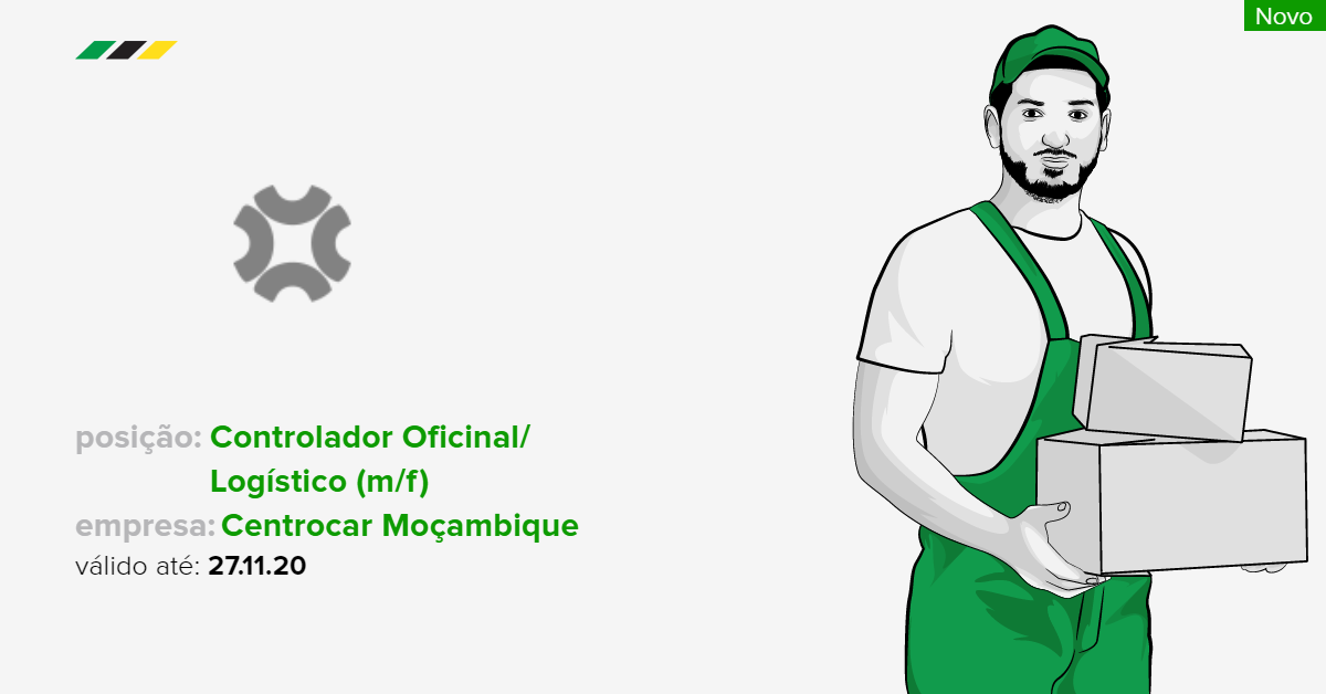 Centrocar Moçambique: Controlador Oficinal/Logístico (m/f), Maputo ...