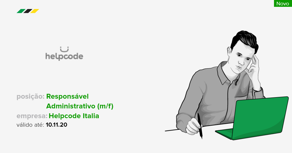 Helpcode Italia: Responsável Administrativo (m/f), Marracuene - emprego.co.mz