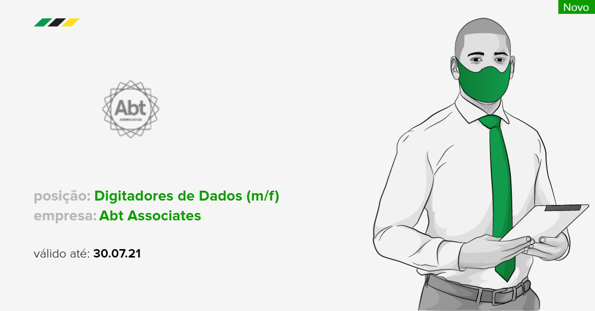 Abt Associates: Digitadores de Dados (m/f), Vários Locais - emprego.co.mz
