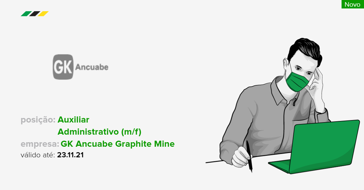 GK Ancuabe Graphite Mine: Auxiliar Administrativo (m/f), Maputo ...