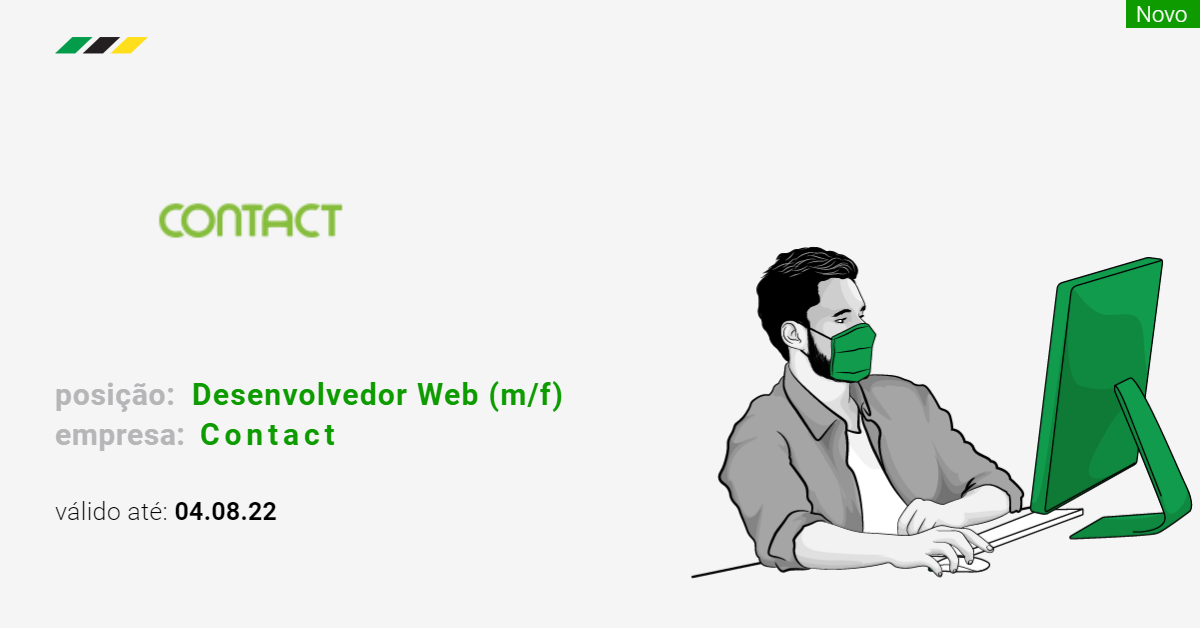 CONTACT: Desenvolvedor Web (m/f), Maputo - emprego.co.mz