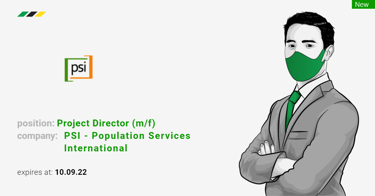 PSI – Population Services International: Project Director (m/f), Maputo ...